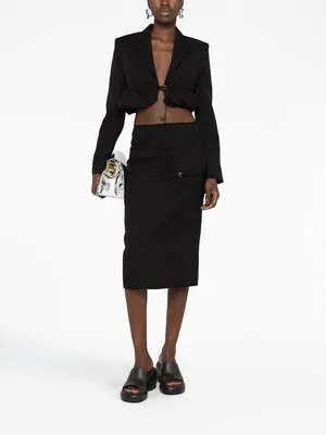 Jacquemus La Veste Croissant Cropped Blazer