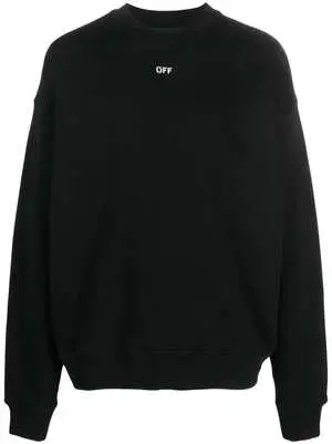 Off-White Logo-print Cotton T-shirt - Black