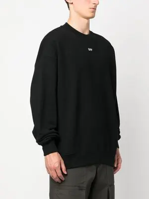 Off-White Logo-print Cotton T-shirt - Black