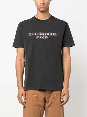 Off-White Logo-print Cotton T-shirt