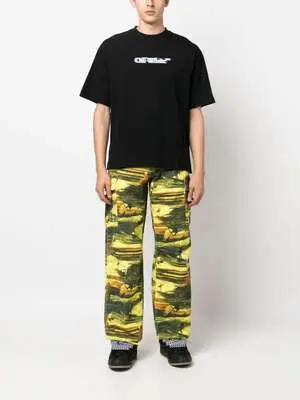 Off-White Blurred Logo-print T-shirt