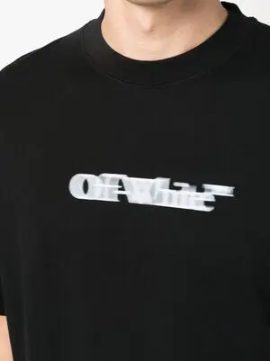 Off-White Blurred Logo-print T-shirt