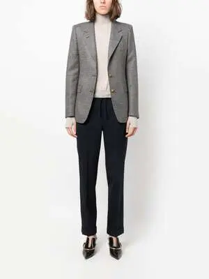 P.a.r.o.s.h Mid-rise Straight-leg Trousers - Blue