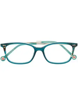 Carolina Herrera Rectangle Frame Eyeglasses - Blue