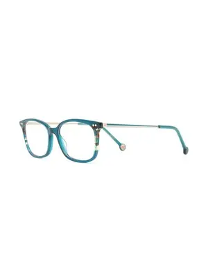 Carolina Herrera Rectangle Frame Eyeglasses - Blue
