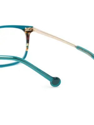 Carolina Herrera Rectangle Frame Eyeglasses - Blue