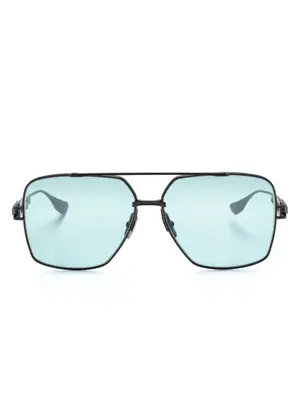 Dita Grand Emperik Square-frame Sunglasses - Silver