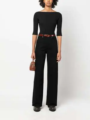 Calvin Klein High-waisted Wide-leg Jeans