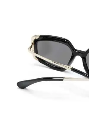 Max Mara Engraved-logo Sunglasses