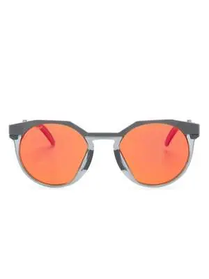 Oakley Hstn Round-frame Sunglasses - Grey