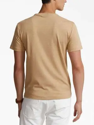 Polo Ralph Lauren Polo Pony-embroidered Cotton T-shirt - Brown
