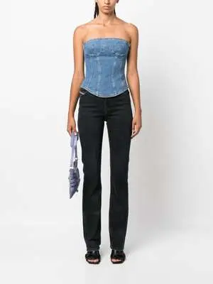 DIESEL® Logo-patch Bootcut Jeans