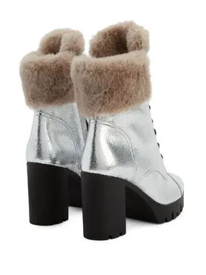 GIUSEPPE ZANOTTI 90mm Moyra Boots - Silver