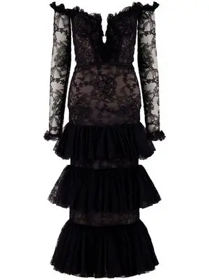 Giambattista Valli Long Sleeve Evening Dresses