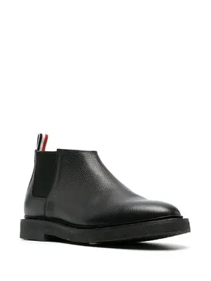 Thom Browne Mid-top Chelsea Ankle Boots - Black