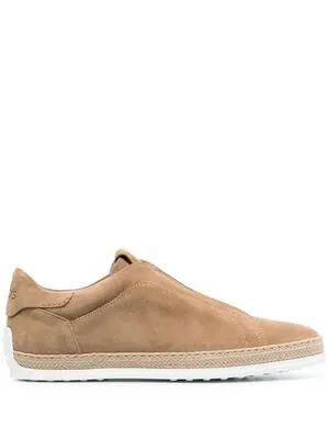 TOD'S Laceless Suede Sneakers