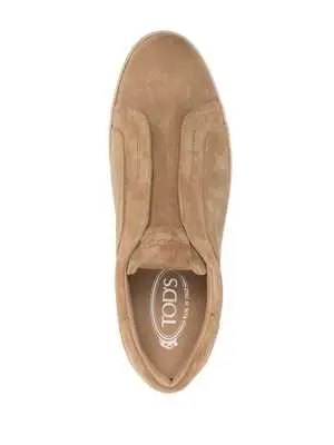 TOD'S Laceless Suede Sneakers