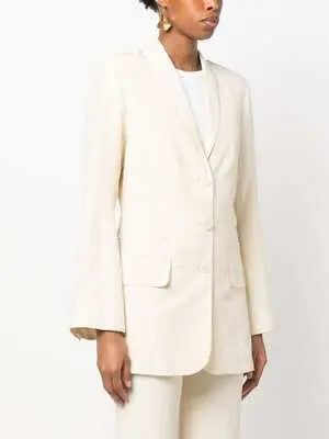 BY MALENE BIRGER Porter Single-breasted Blazer - Neutrals