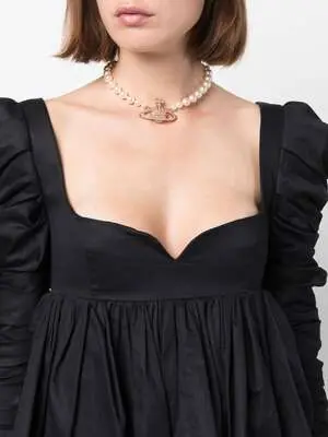 VIVIENNE WESTWOOD Orb Pearl Necklace