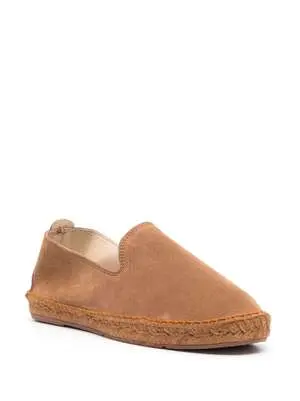 Manebí Flat Suede Espadrilles - Brown
