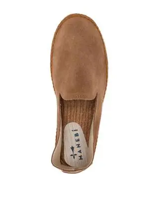 Manebí Flat Suede Espadrilles - Brown