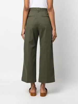 Polo Ralph Lauren High-waist Cropped Trousers