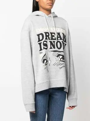Dsquared2 Logo-print Long-sleeve Hoodie