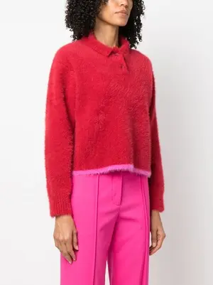 Jacquemus Le Polo Neve Knitted Polo Jumper