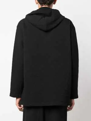 UMA WANG Quilted Drawstring Hoodie