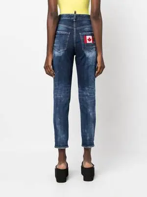 Dsquared2 High-waist Cropped Jeans