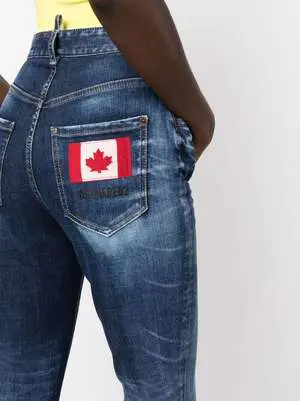Dsquared2 High-waist Cropped Jeans