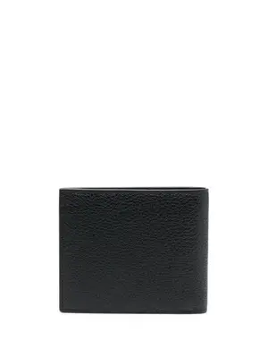 Giorgio Armani Grained-textured Leather Wallet - Black