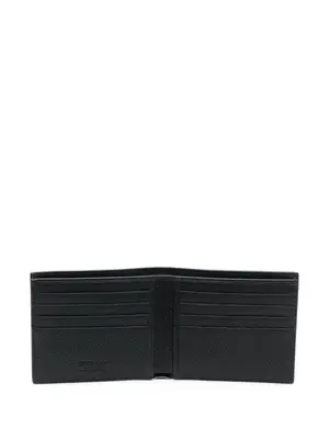 Giorgio Armani Grained-textured Leather Wallet - Black