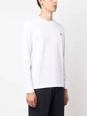 Paul Smith Zebra-motif Cotton T-shirt - White