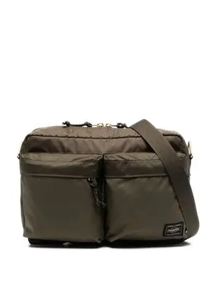 PORTER-YOSHIDA & CO Logo-patch Messenger Bag - Green