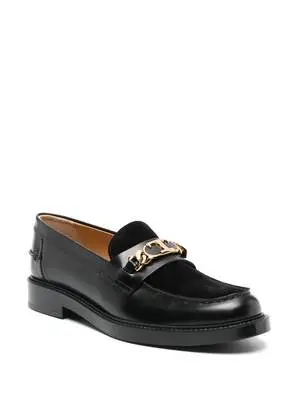 TOD'S Buckle-detail Leather Loafers
