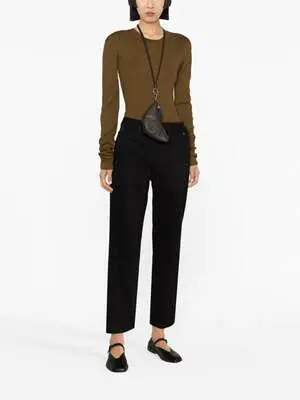 LEMAIRE Twisted Cropped Jeans - Black