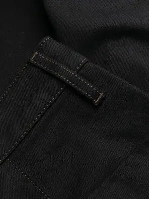LEMAIRE Twisted Cropped Jeans - Black