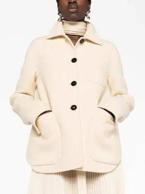 JIL SANDER Button-up Shirt Jacket - Neutrals
