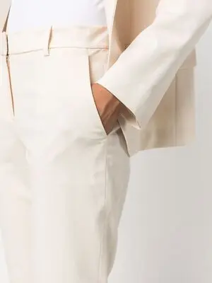 Theory Cropped Wool-blend Trousers
