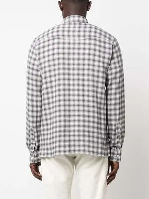 Officine Générale Graphic-print Seersucker Shirt
