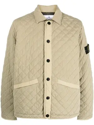 Stone Island Quilted Bomber Jacket