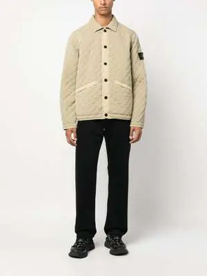 Stone Island Quilted Bomber Jacket