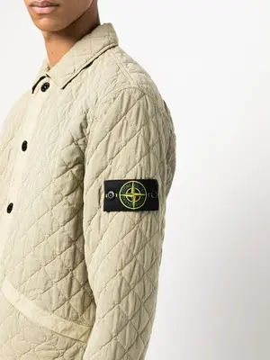 Stone Island Quilted Bomber Jacket