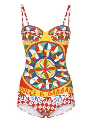 Dolce & Gabbana Spaghetti Strap Swimsuits