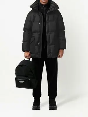 Burberry Logo Print Zip-around Backpack