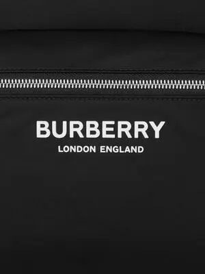 Burberry Logo Print Zip-around Backpack