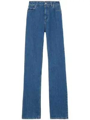 Burberry High-waisted Straight-leg Jeans