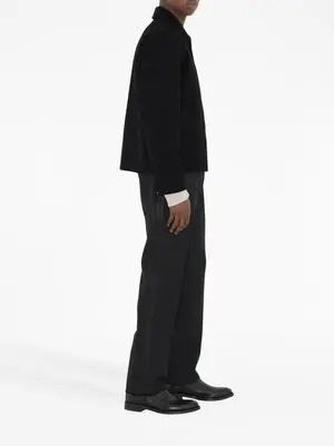 Burberry Ekd Logo-embroidered Jacket - Black
