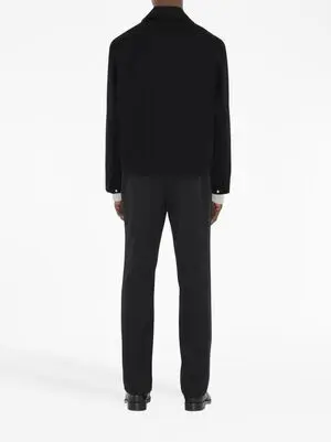 Burberry Ekd Logo-embroidered Jacket - Black
